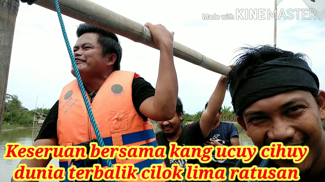 Kang Ucuy cihuy nyinden di sampan gaada yg tepuk tangan - YouTube