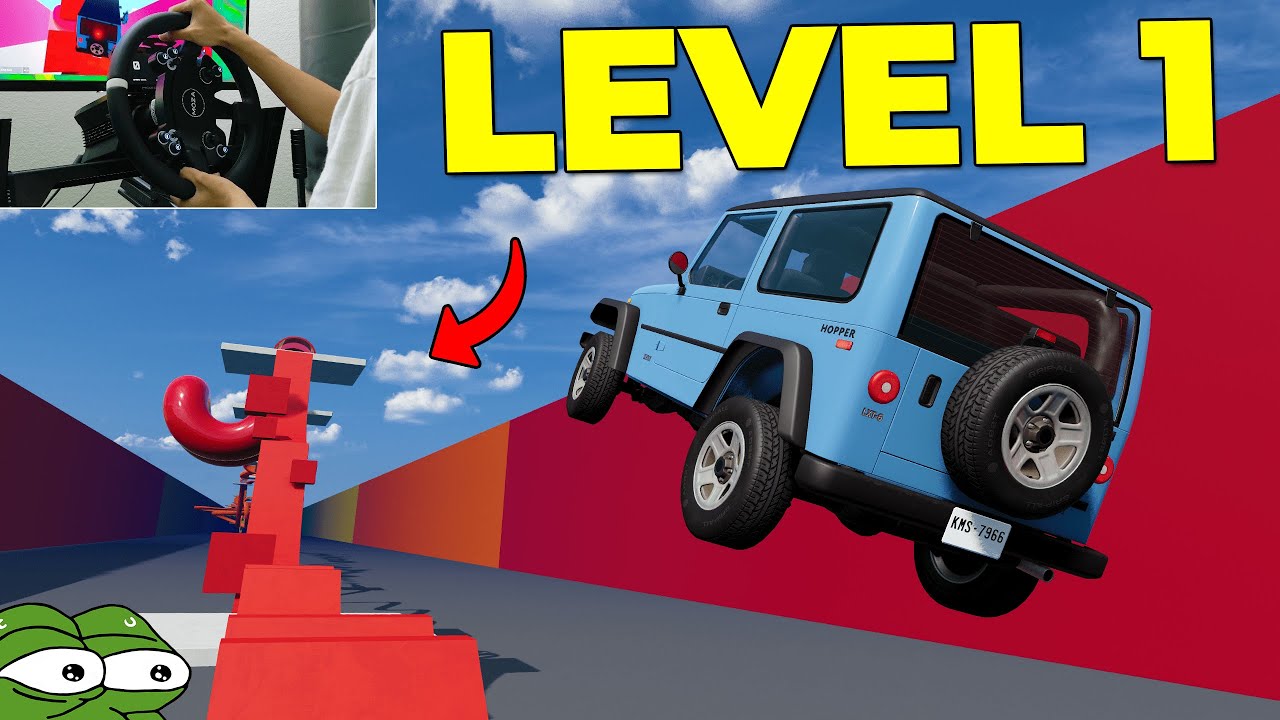 Can We Survive The ULTIMATE OBSTACLE COURSE In BeamNG Drive? - YouTube