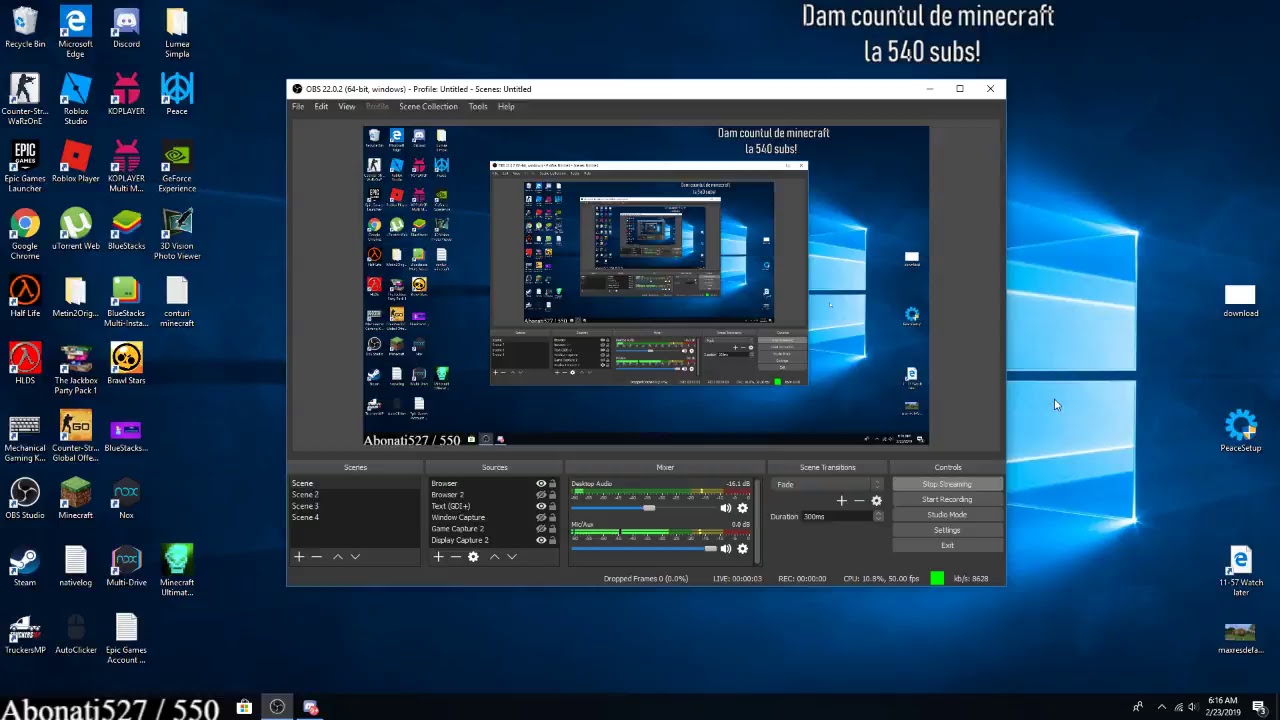live| jucam Minecraft si Fortnite!| Dam conturi gratis de minecraft ...