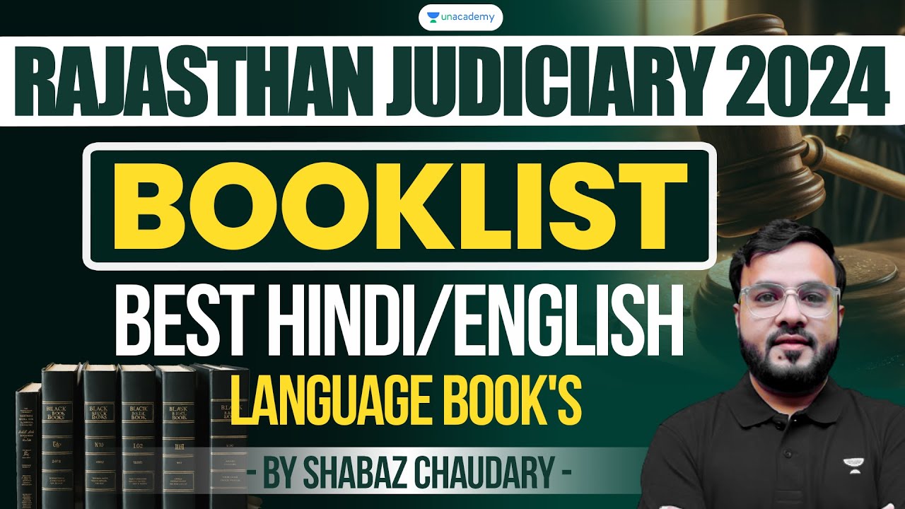 RJS 2024 | Best Hindi/English Language Book's | Shabaz Chaudary | Lets ...