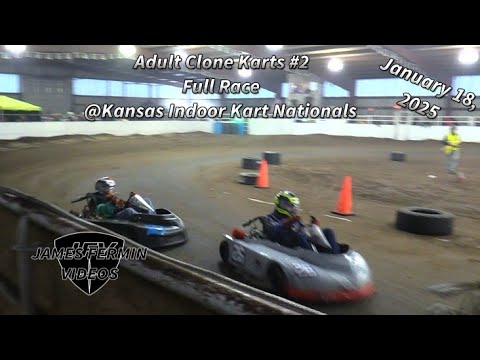 Adult Clone #2, Full Race, Kansas Indoor Kart Nationals, 01/18/25