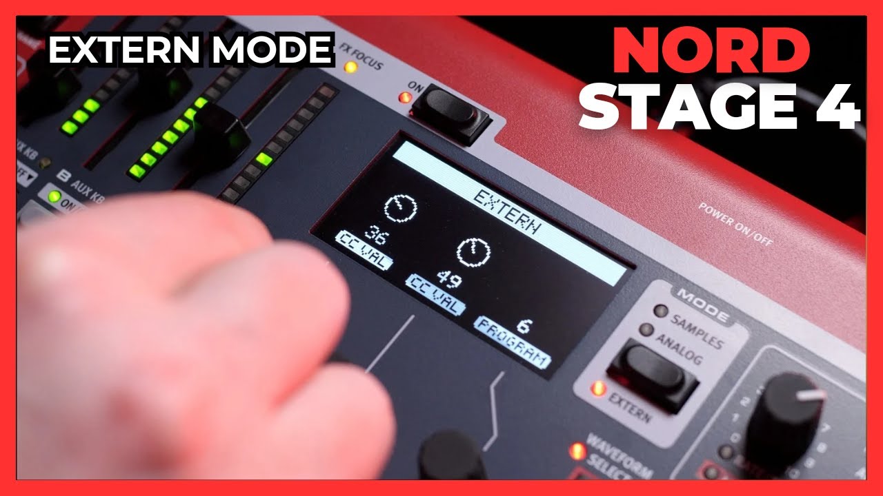 Tutorial 10 Nord Stage 4 External Mode - YouTube