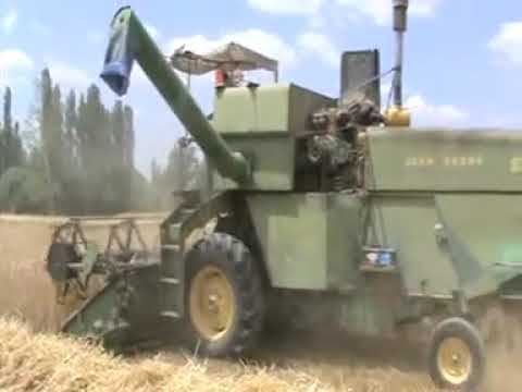 John Deere 630 ile Tarla Biçimi #harman