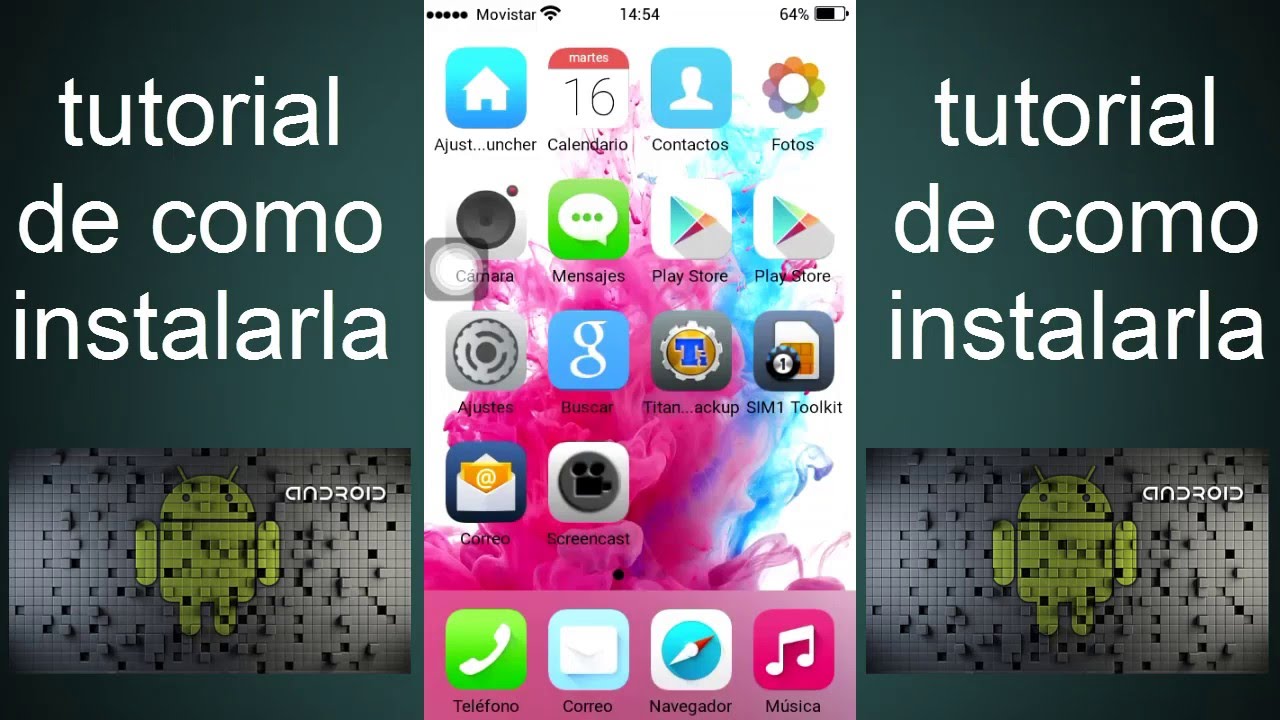 Rom IOS 8 para Huawei y330 u15, u07,u01,u05 y todos los modelos - YouTube