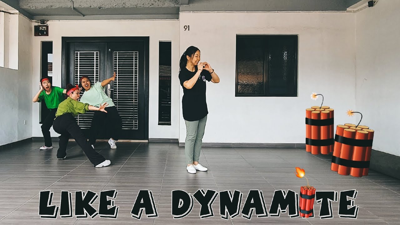 Like A Dynamite Line Dance Demo - YouTube