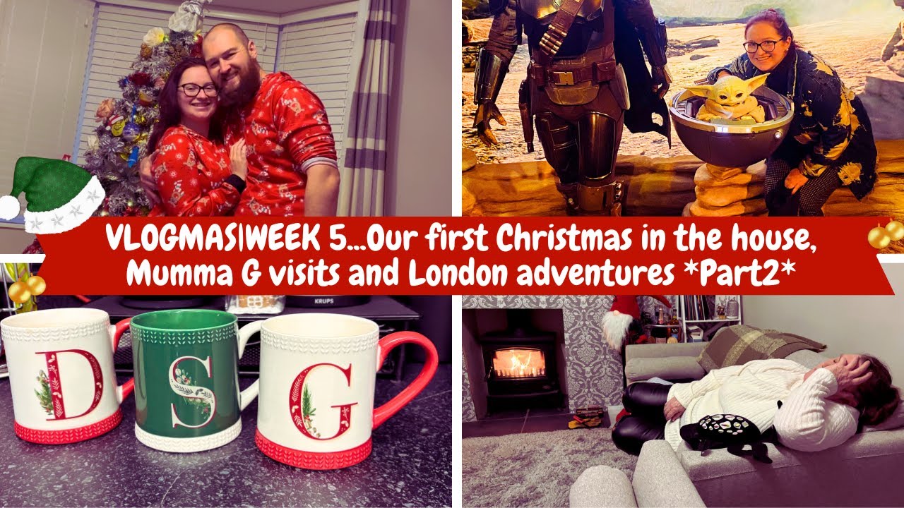VLOGMAS|WEEK 5...Our first Christmas in the house, mumma G visits and ...