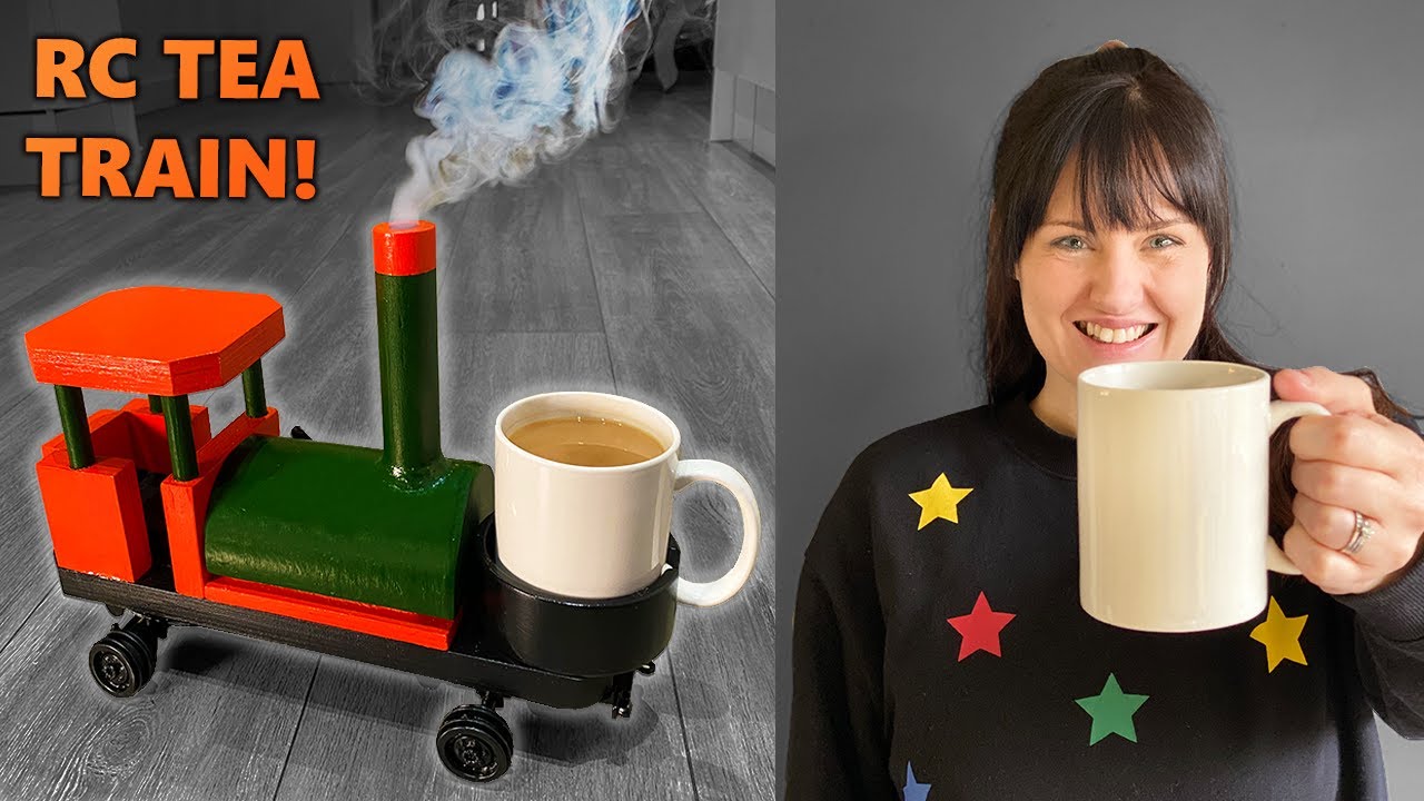 We Built a Remote Control Tea Train! - YouTube