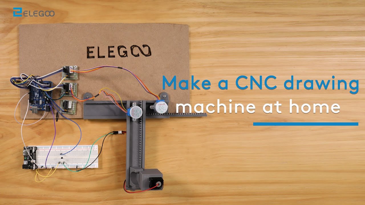 ELEGOO Project Make A CNC Drawing Machine At Home YouTube ELEGOO Project Make A CNC Drawing Machine At Home YouTube