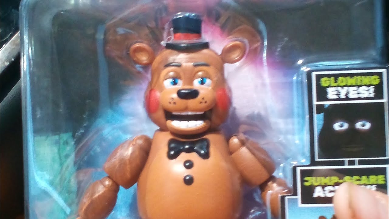Jazwares toy Freddy action figure review - YouTube