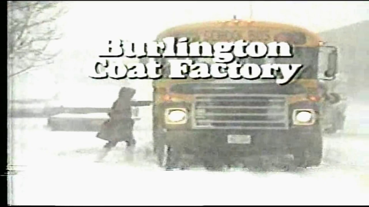 Burlington Coat Factory Commercial (1985) - YouTube