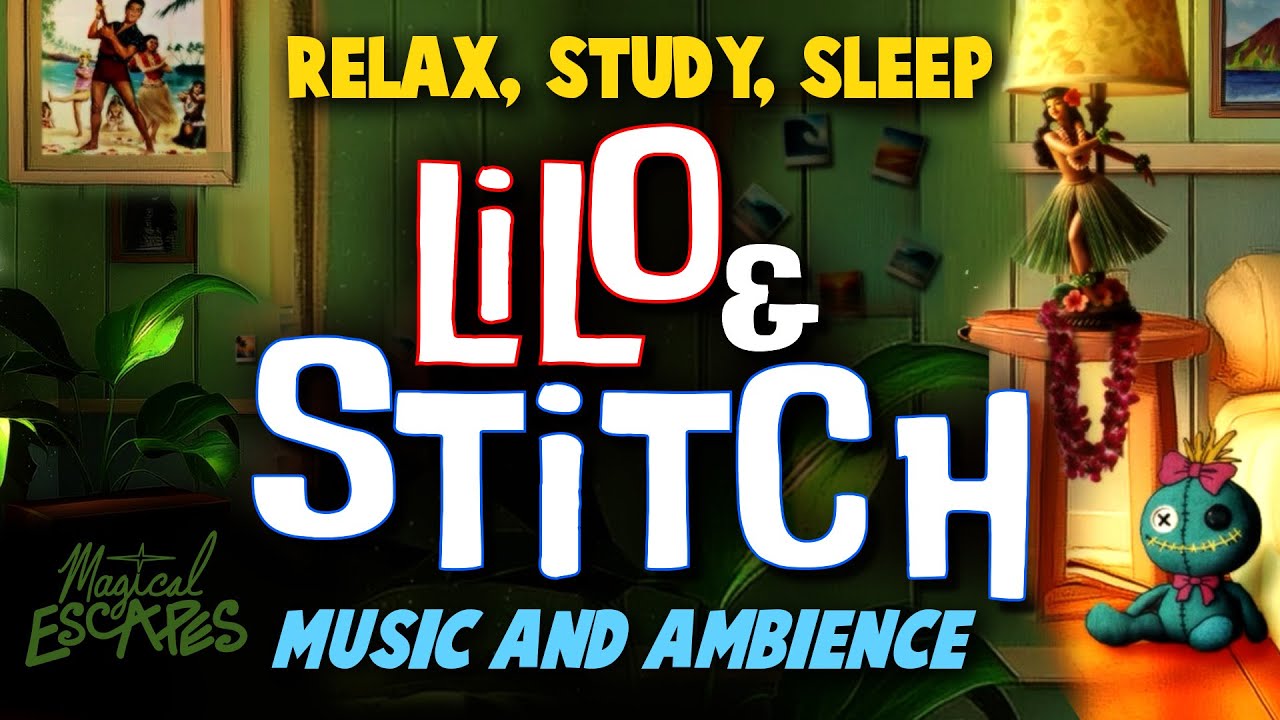 Lilo’s House - Cozy Hawaiian Ambience | Relax, Study, Sleep - YouTube