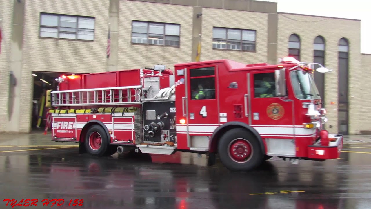 Hackensack FD Rescue 1, Engine 4, Deputy, and Ladder 1 & Engine 5 ...