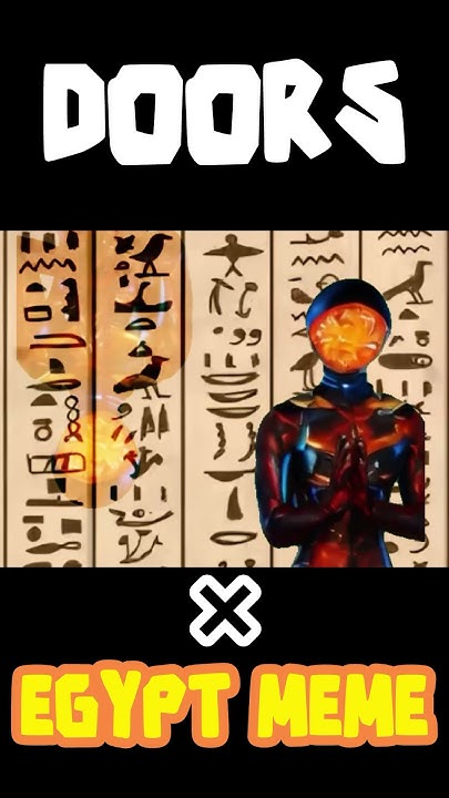 Figure × Egypt meme #roblox #doors #shorts #ドアニチ - YouTube