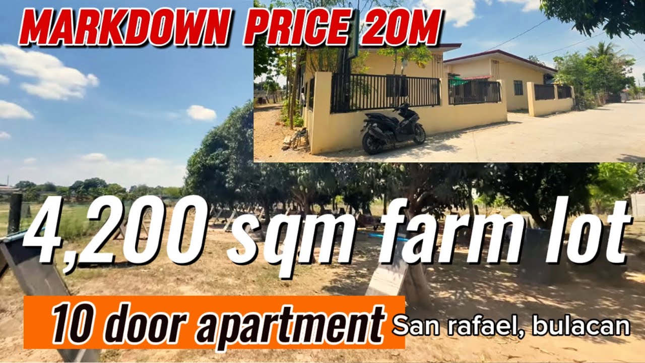 L-225-24 | 10 door apartment and 4,200 sqm farm lot with mango trees ...