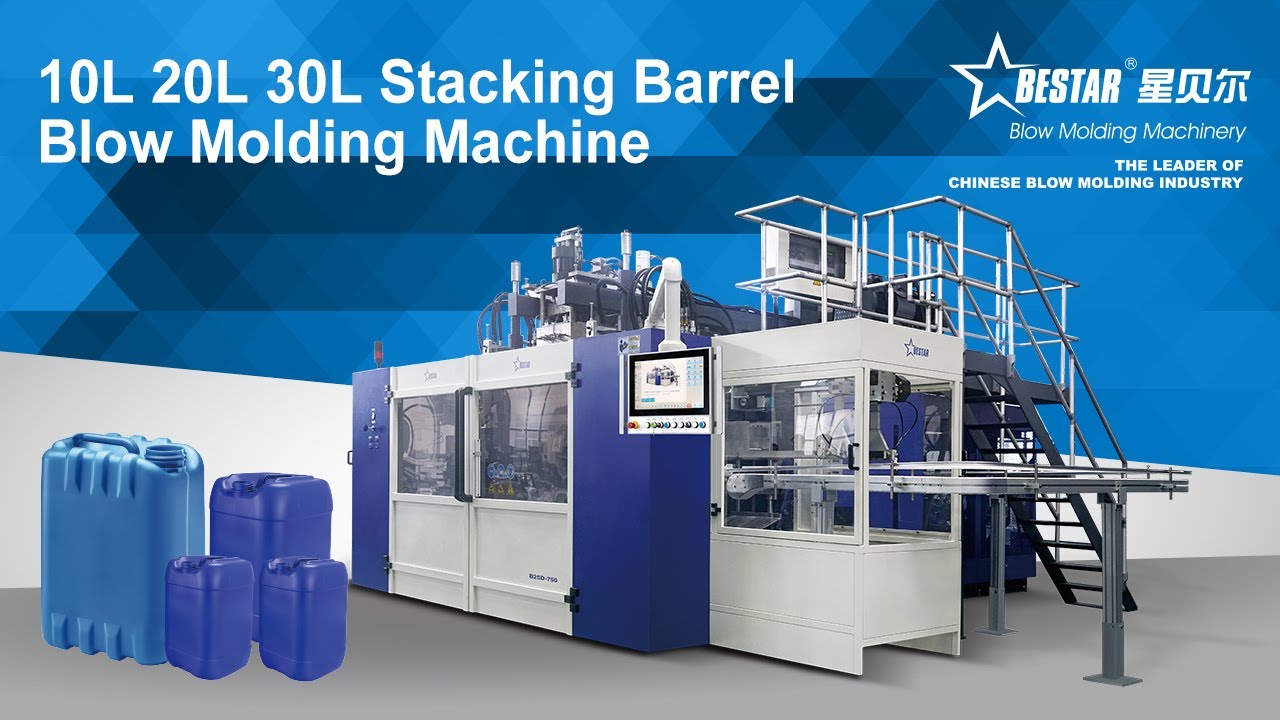10L 20L 30L Stacking Barrel Blow Molding Machine, Chemical Plastic ...
