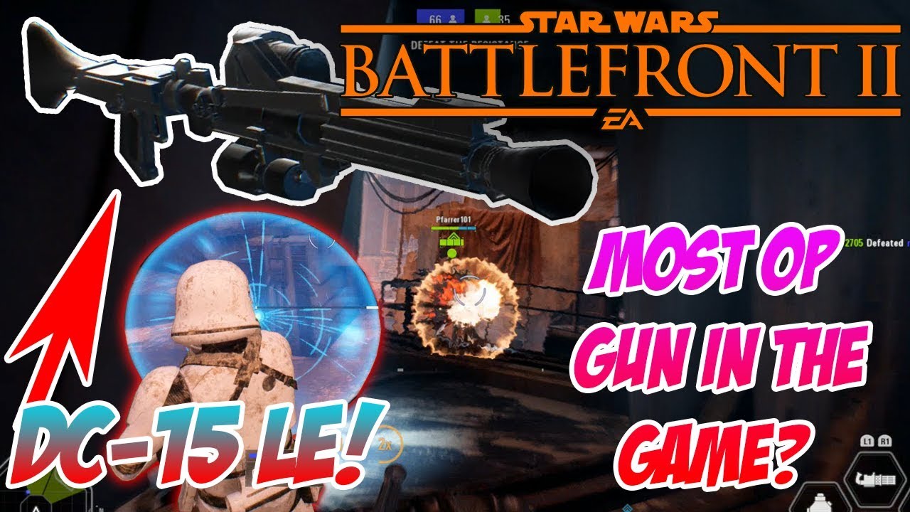 🤔THE MOST OVERPOWERED WEAPON...? - DC-15 LE Bug Craziness! - Star Wars ...