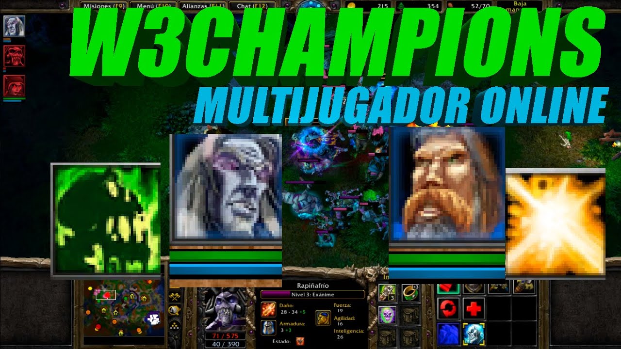 Warcraft 3 W3champions Multijugador Online IraSalvaje(UD) vs Warley(HUM ...