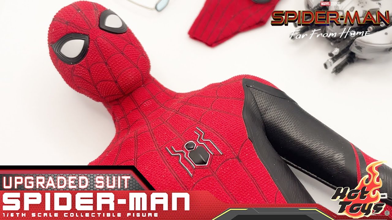 FIGURE 1/6 HOT TOYS SPIDER-MAN : UPGRADED SUIT VERSION MMS 542 SPIDER ...