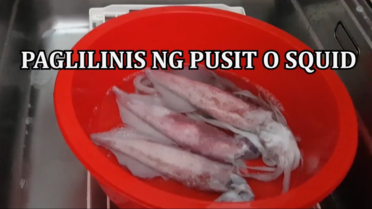 Vlog #1Paano maglinis ng pusit or squid... - YouTube