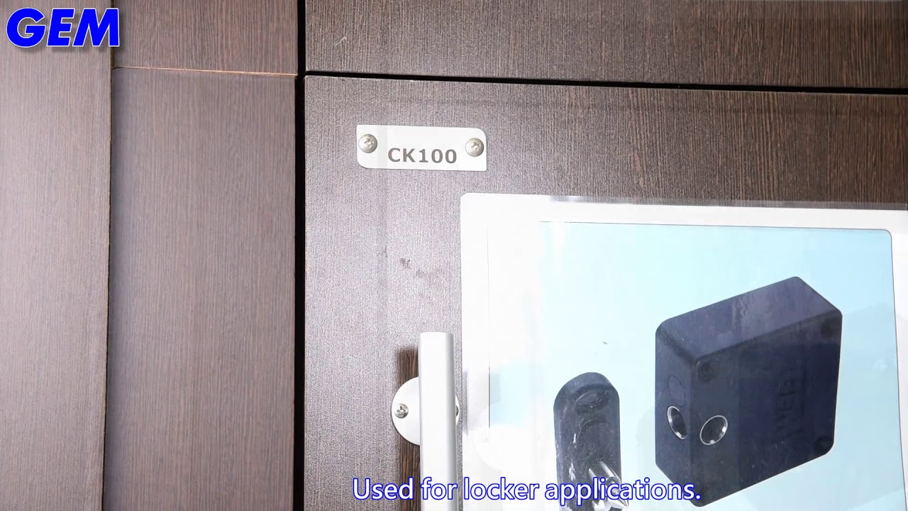 CK 100 Cabinet Lock - YouTube