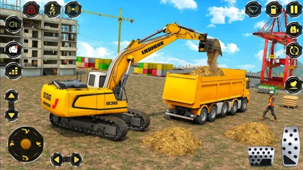 Modern Road Construction JCB Games. || New JCB Game for Android - YouTube