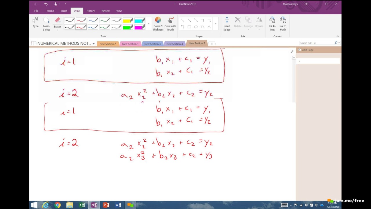 EXAMPLE Quadratic Splines - YouTube
