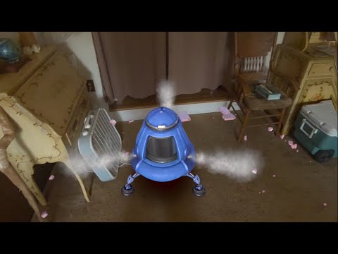 Fighting aliens in my dinning room - YouTube