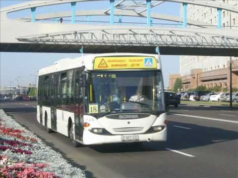 Astana Transit buses - YouTube