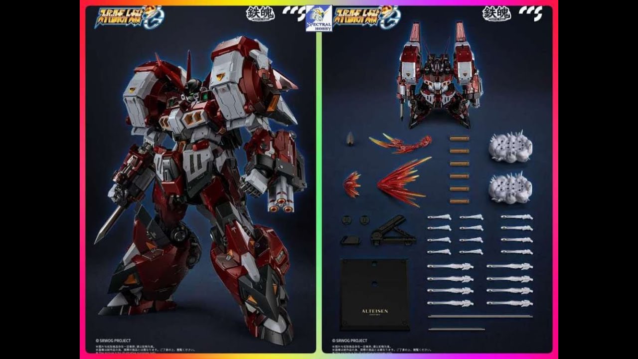 CCS Toys ALTEISEN Super Robot Wars OG Alloy Movable Figure - YouTube