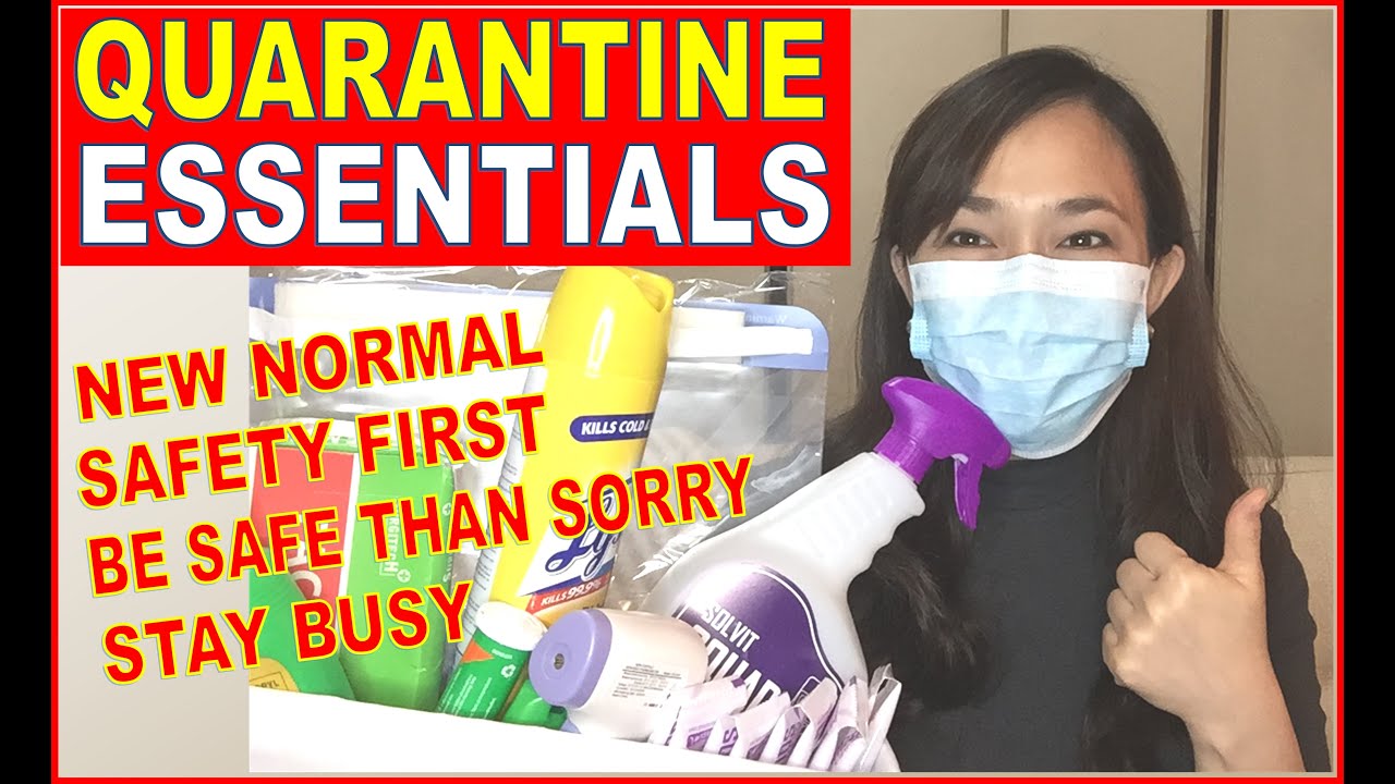 QUARANTINE ESSENTIAL | My Quarantine Essentials | Quarantine Edition ...