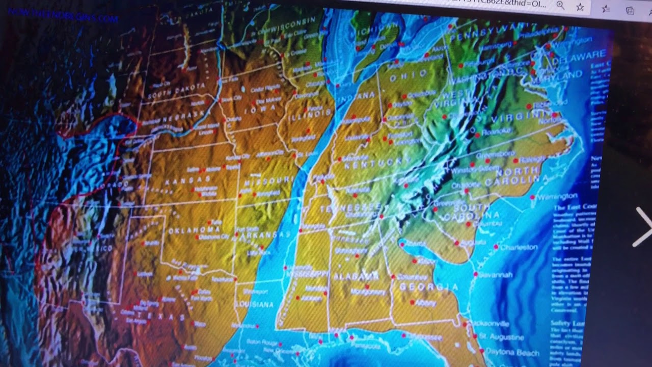 Map of USA After God Divides It - YouTube