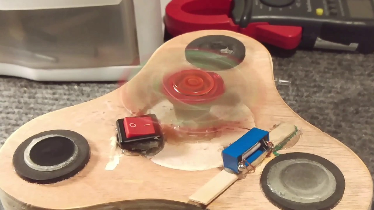 Fidget Spinner Pulse Motor...Child's Play, I had to do it! - YouTube