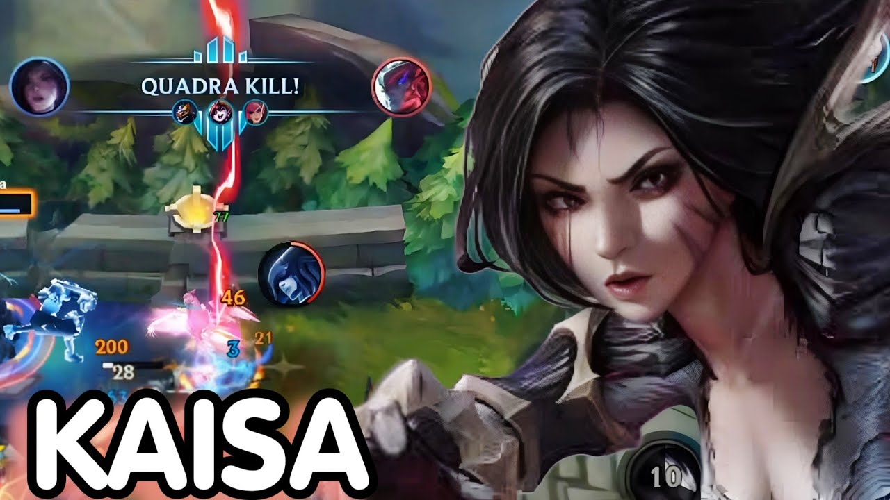 WILD RIFT KAISA | BEST KAI'SA PLAYER OF WILD RIFT - YouTube