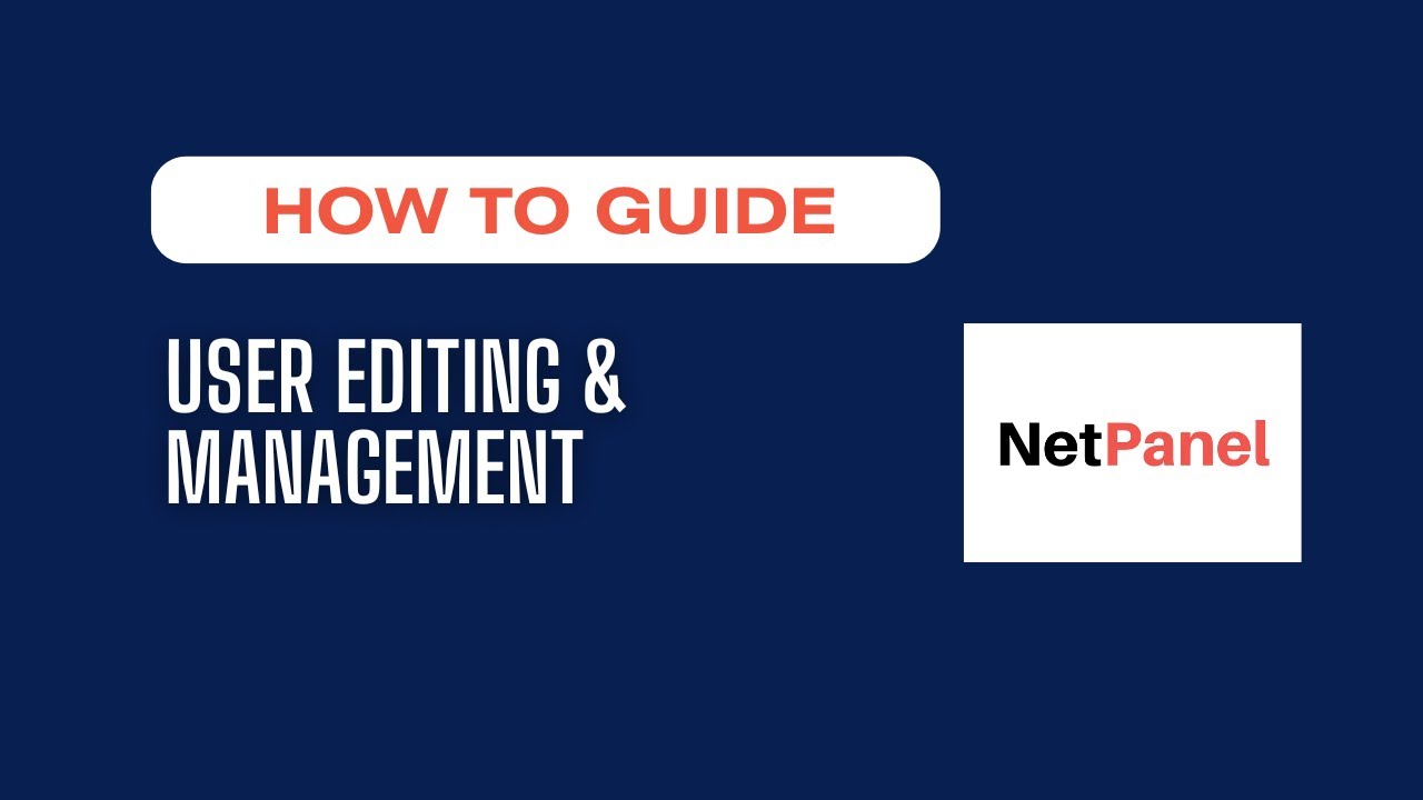 Managing user roles & profiles in NetPanel - YouTube