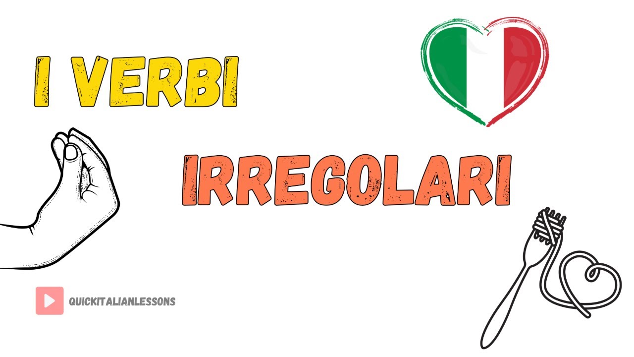 🇮🇹 I Verbi Irregolari in Italiano: Learn Italian Irregular Verbs! - YouTube