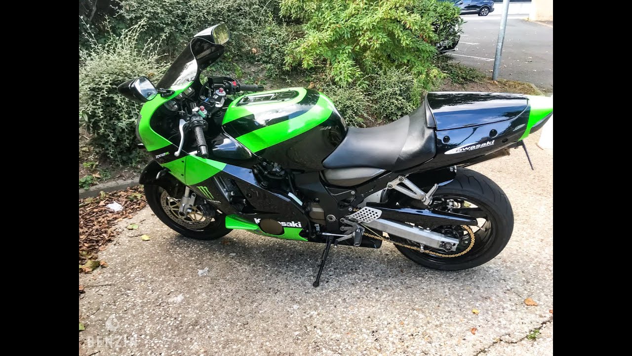 KAWASAKI NINJA ZX12R - 2001 - Benzin.fr - YouTube