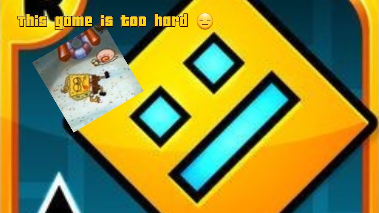 SpongeBob plays geometry dash. - YouTube