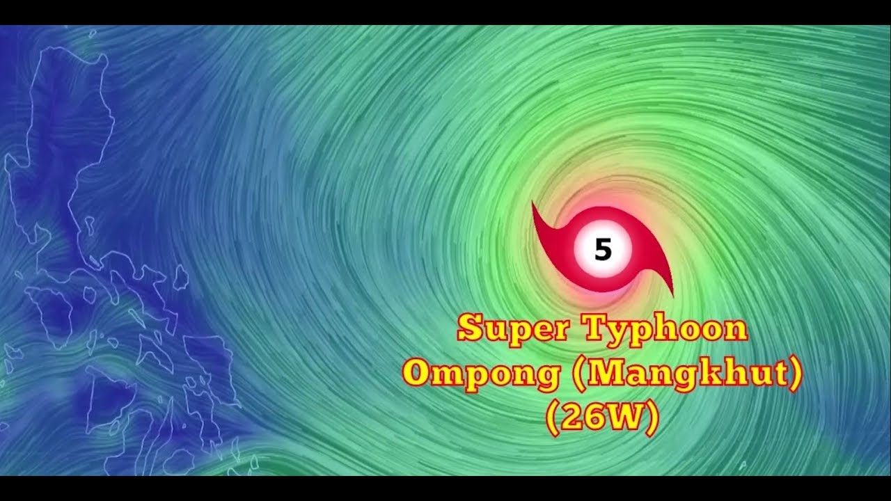 Weather Update- Bagyong Ompong (September 13, 2018) Super Typhoon ...