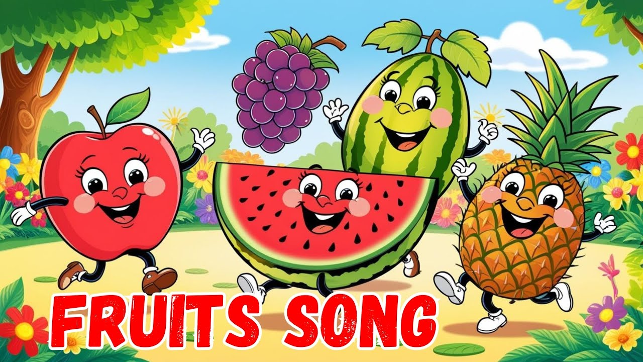The Fruits Song | Nursery Rhymes & Kids Song |Toddlers Learning Video ...