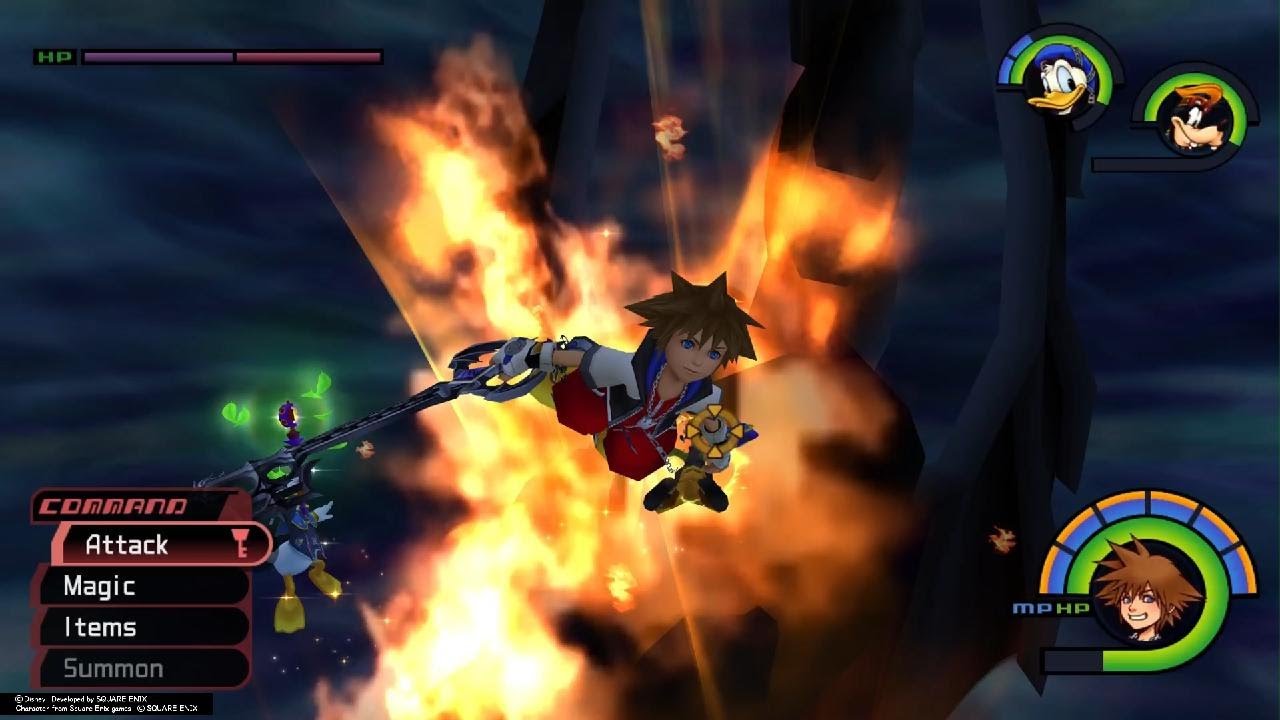 KINGDOM HEARTS Chernabog Boss Fight - YouTube
