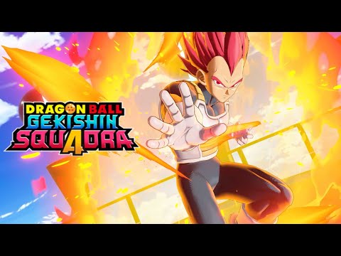 Dragon Ball Gekishin Squadra Vegeta Super Saiyan God All Intros, MVP Animations, Skins & Emotes (4K)