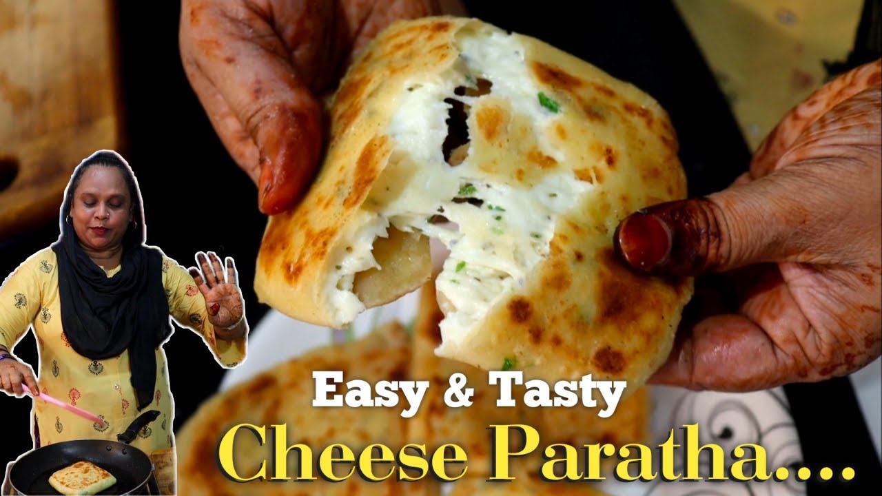 Morning Breakfast | Cheese Paratha Recipe | How To Make Cheese Paratha ...