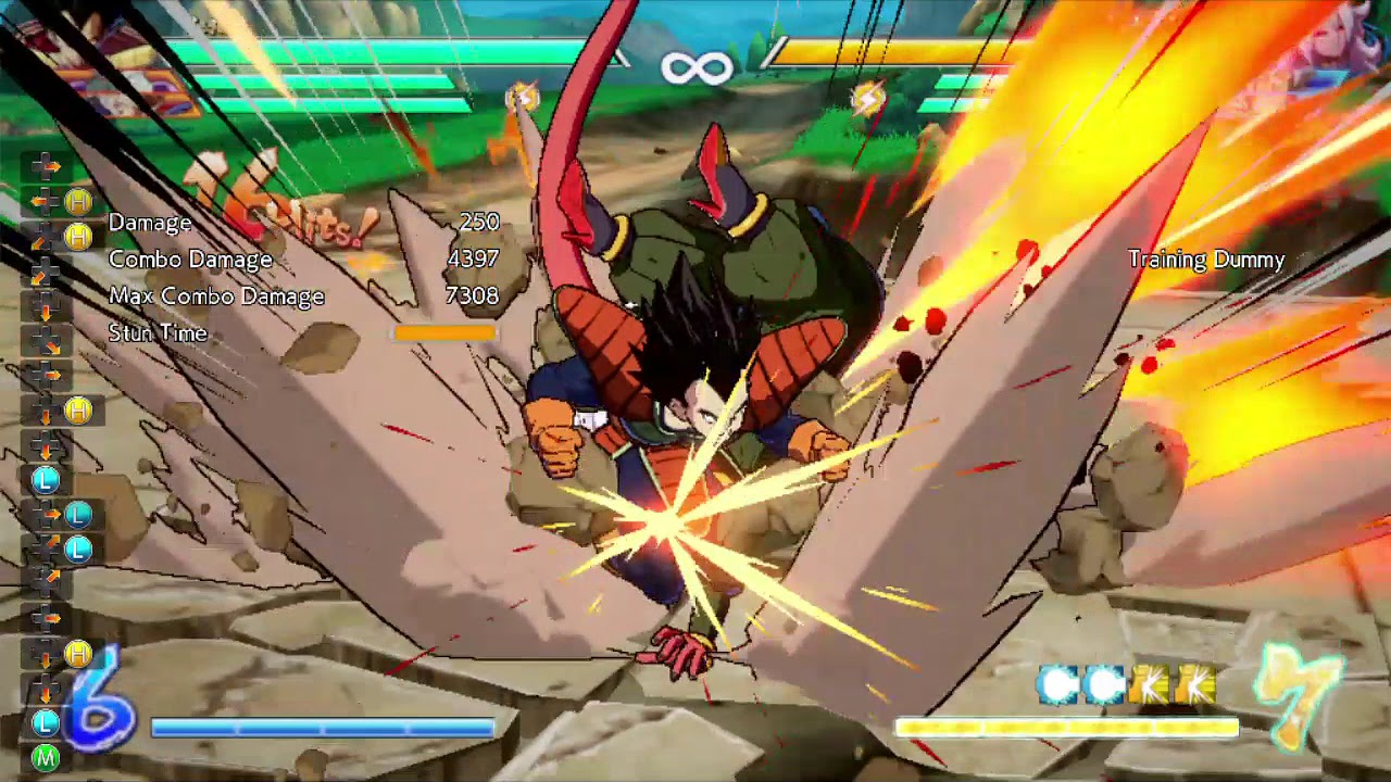 Basic Vegeta combo - YouTube