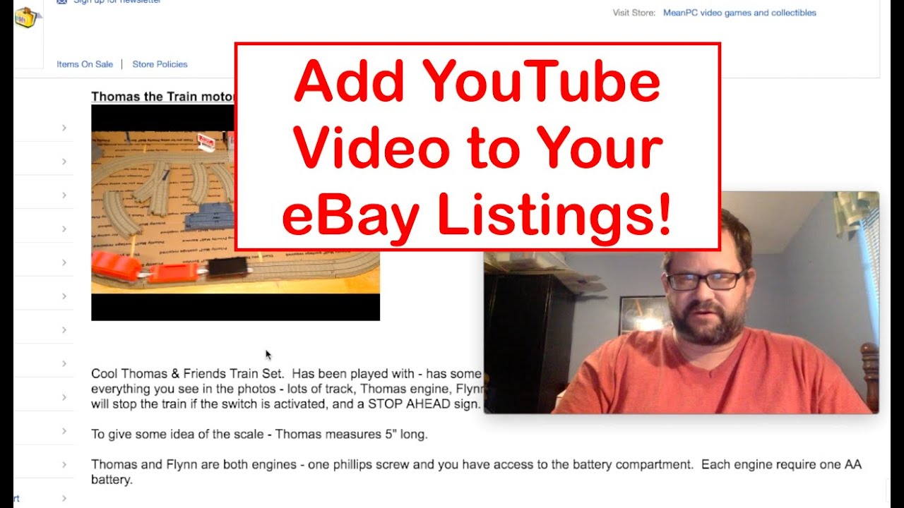 How To Add YouTube Videos To EBay Listings And The Friday Haul YouTube how-to-add-youtube-videos-to-ebay-listings-and-the-friday-haul-youtube