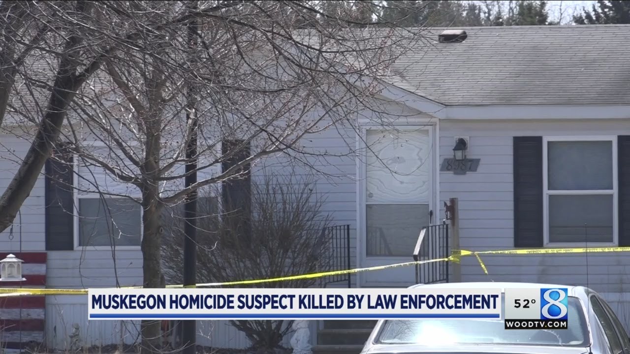 Officers shoot, kill Muskegon homicide suspect - YouTube