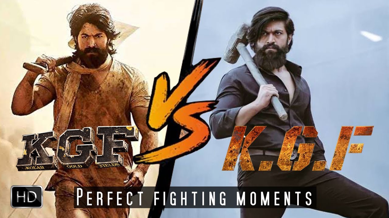KGF 1/2 Perfect Fighting Moments / Yash / Sanjay Dutt / Prashanth Neel ...