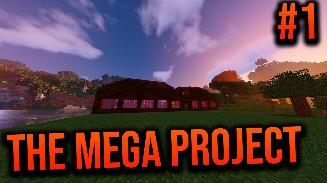 minecraft the mega projects: the foundations are a thing! episode 1 ...
