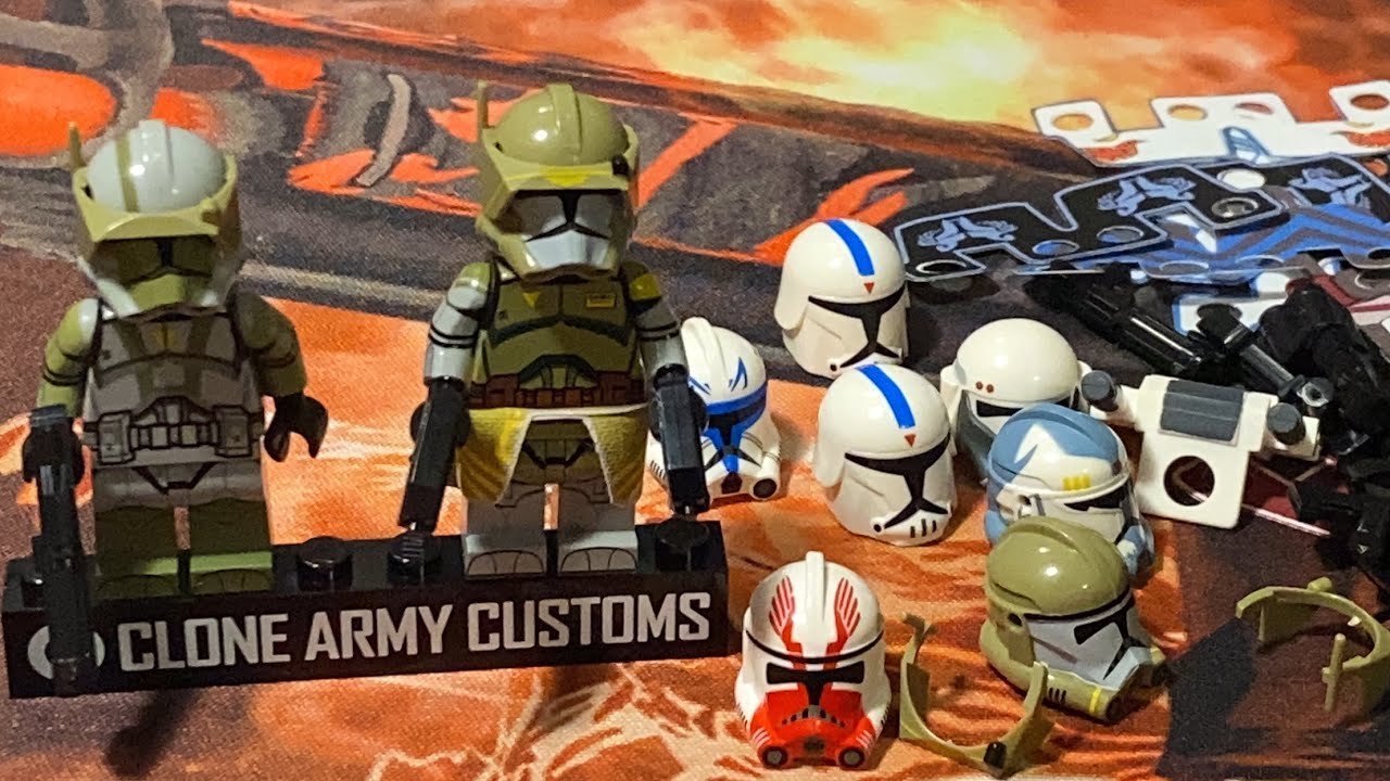 Лего Фигурки И Шлема Клонов От Clone Army Customs! (Распаковка Посылки ...