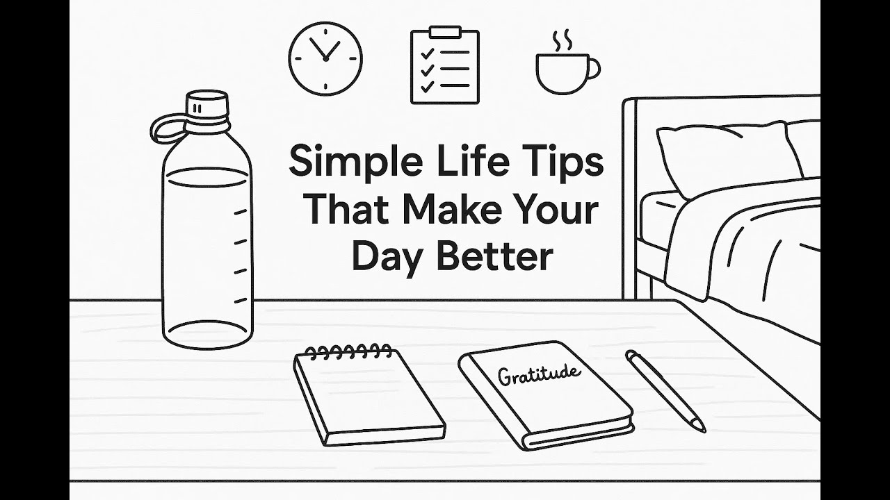 Simple Life Tips That Make Your Day Better | Easy Habits for Daily Life ...