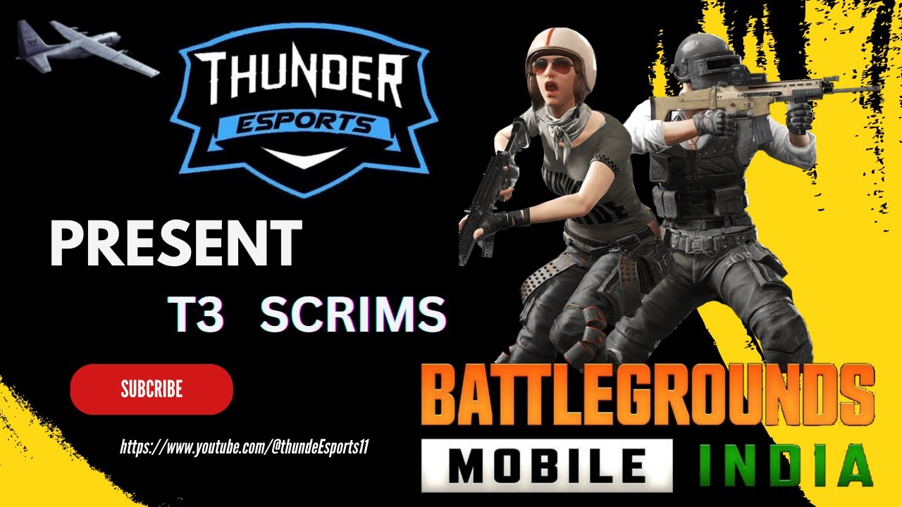 THUNDER ESPORTS | LIVE SCRIMS | - YouTube